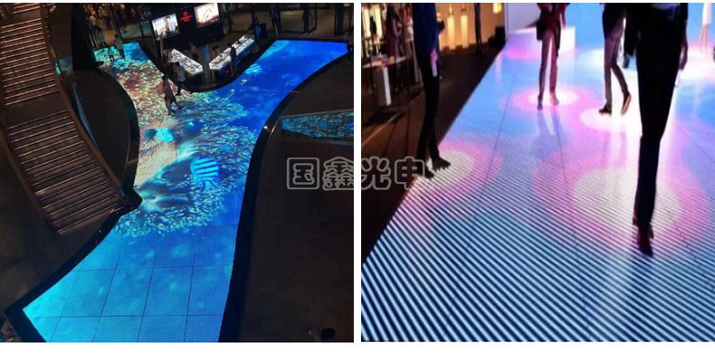 国鑫光电|LED互动屏|LED地砖屏|深圳LED地砖显示屏
