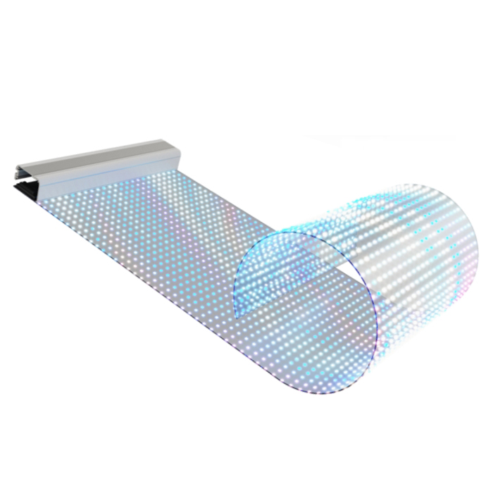 LED thin film screen, LED crystal film screen, LED flexible screen