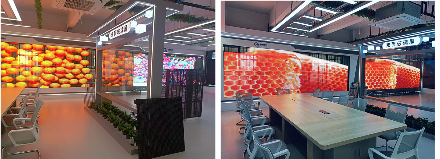 LED photoelectric glass screen |Transparent glass LED screen |Glass LED ...