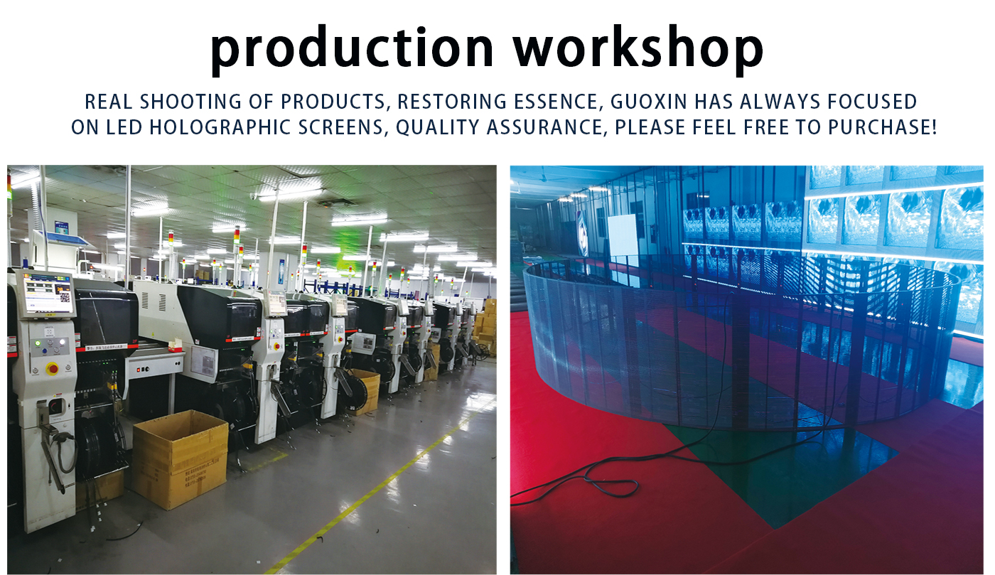 Led holographic film screen | Transparent LED display | LED invisible ...